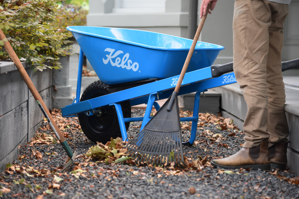KELSO - HEAVY TRADE WHEELBARROW STEEL TRAY - Langys - Seaford